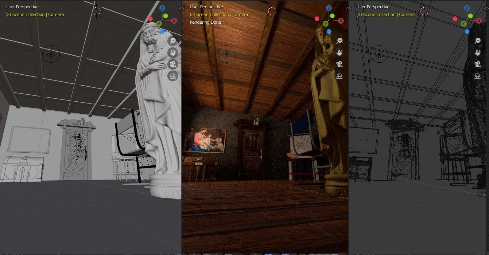 Painting room Artist room 3D model | CGTrader
