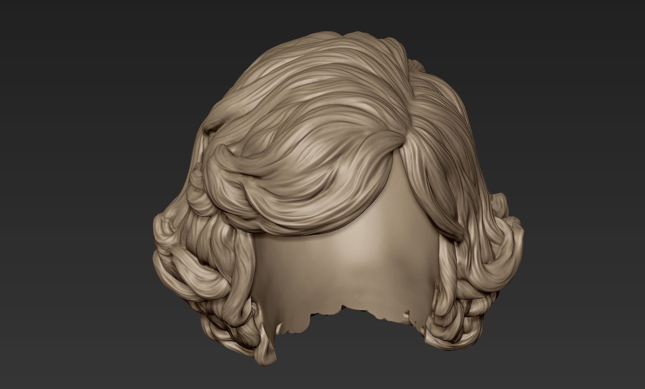 Hair 43 3D model | CGTrader