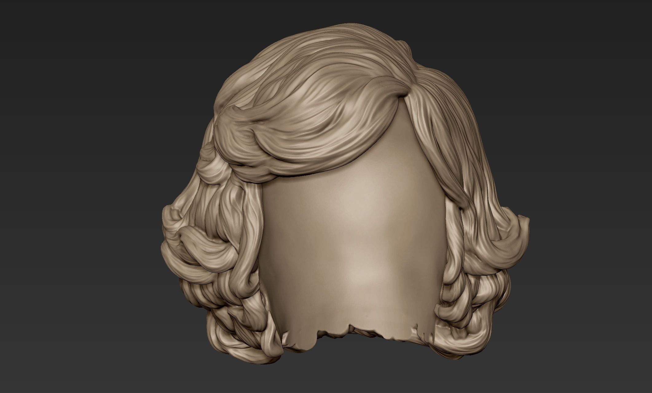 Hair 43 3D model | CGTrader