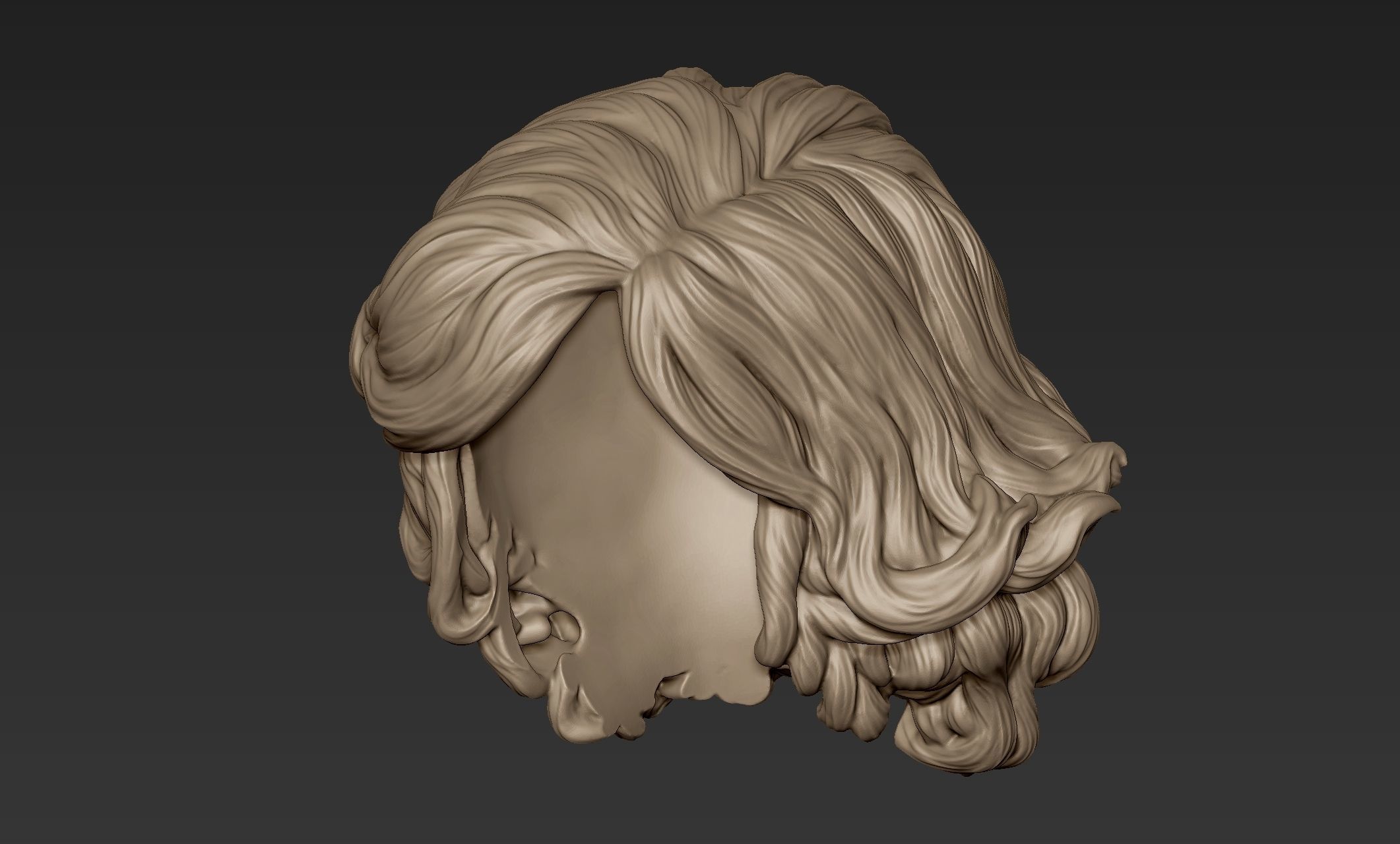 Hair 43 3D model | CGTrader