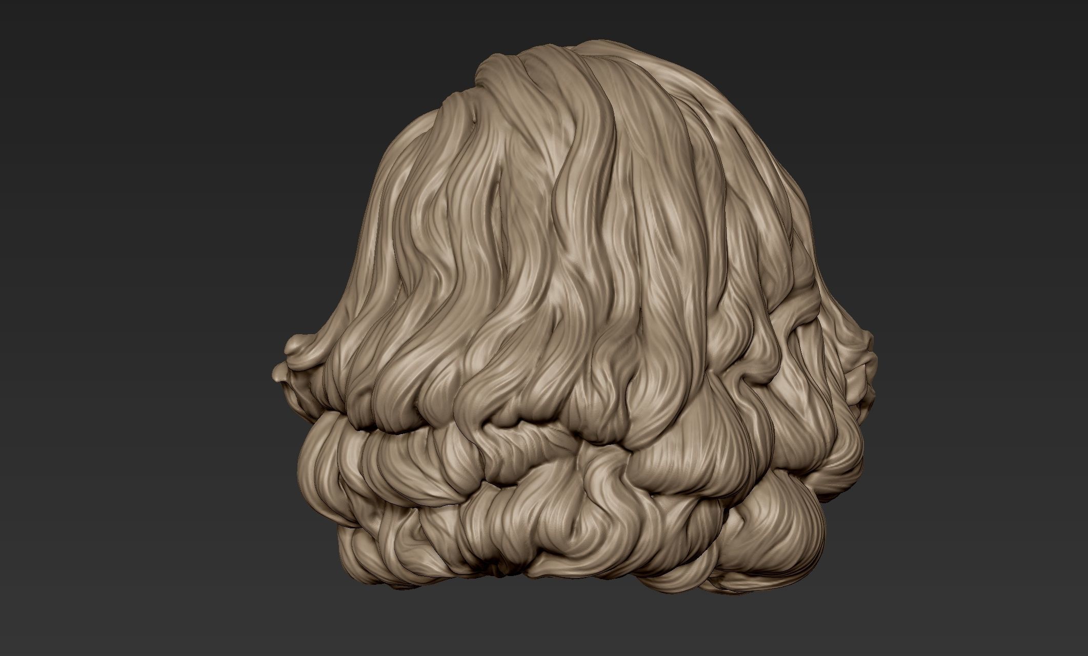 Hair 43 3D model | CGTrader