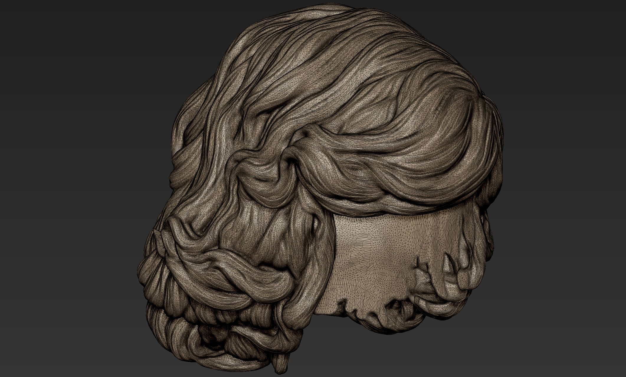 Hair 43 3D model | CGTrader