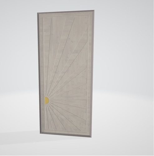 sun DOOR 3D model | CGTrader