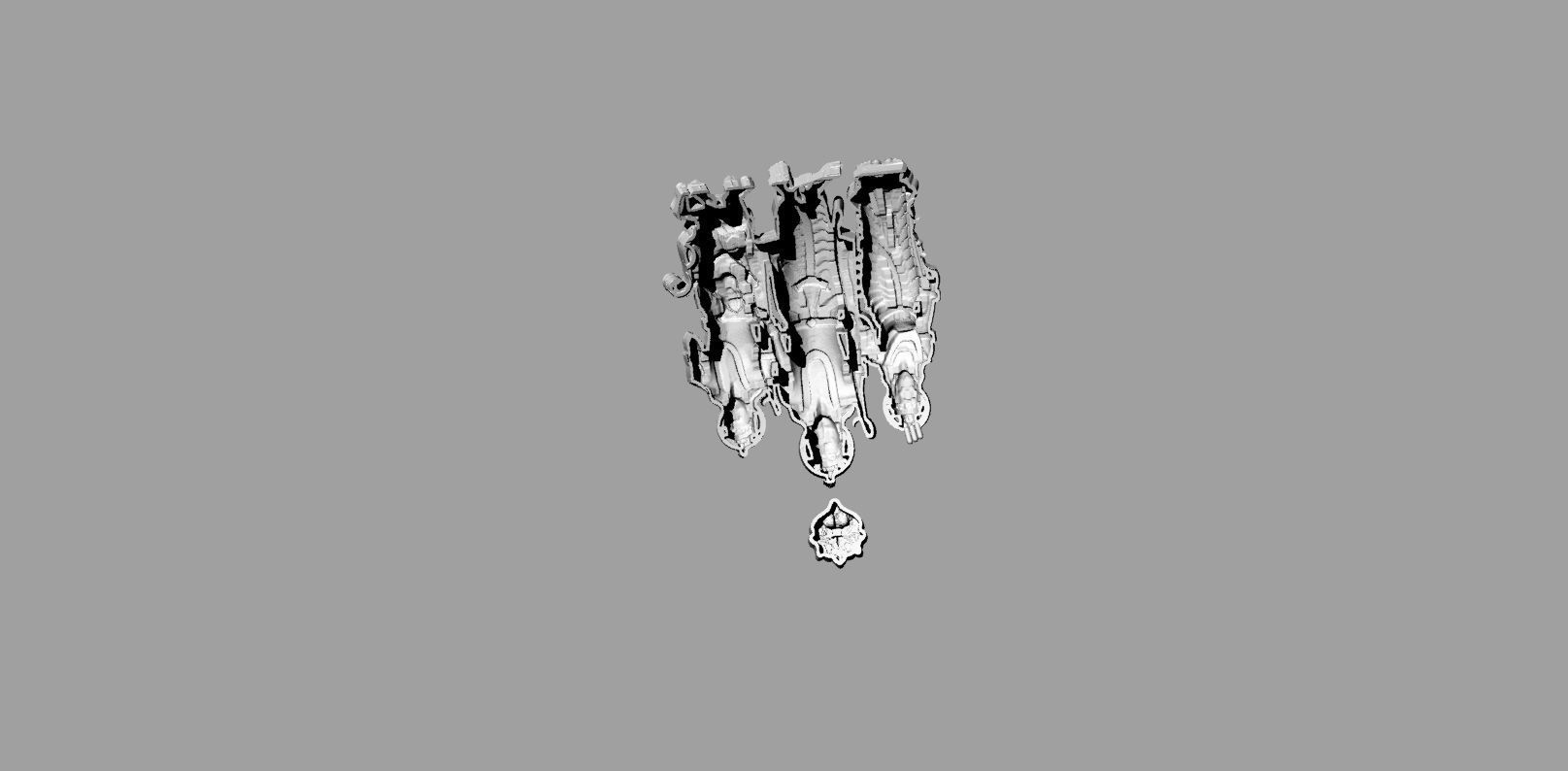 Ram parivar free 3D model 3D printable | CGTrader