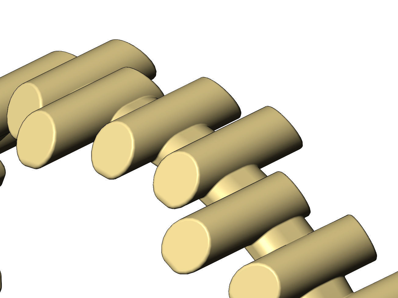 Modern gold wire pattern fashion band US size 6 7 8 3D model 3D ...