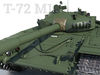 T-72M1 Russian main battle tank 2 tanks in 1 3D model | CGTrader