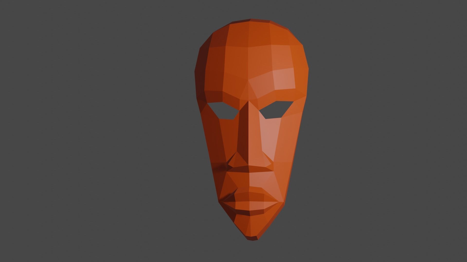 diy african mask papercraft template and 3d model 3D model 3D printable ...