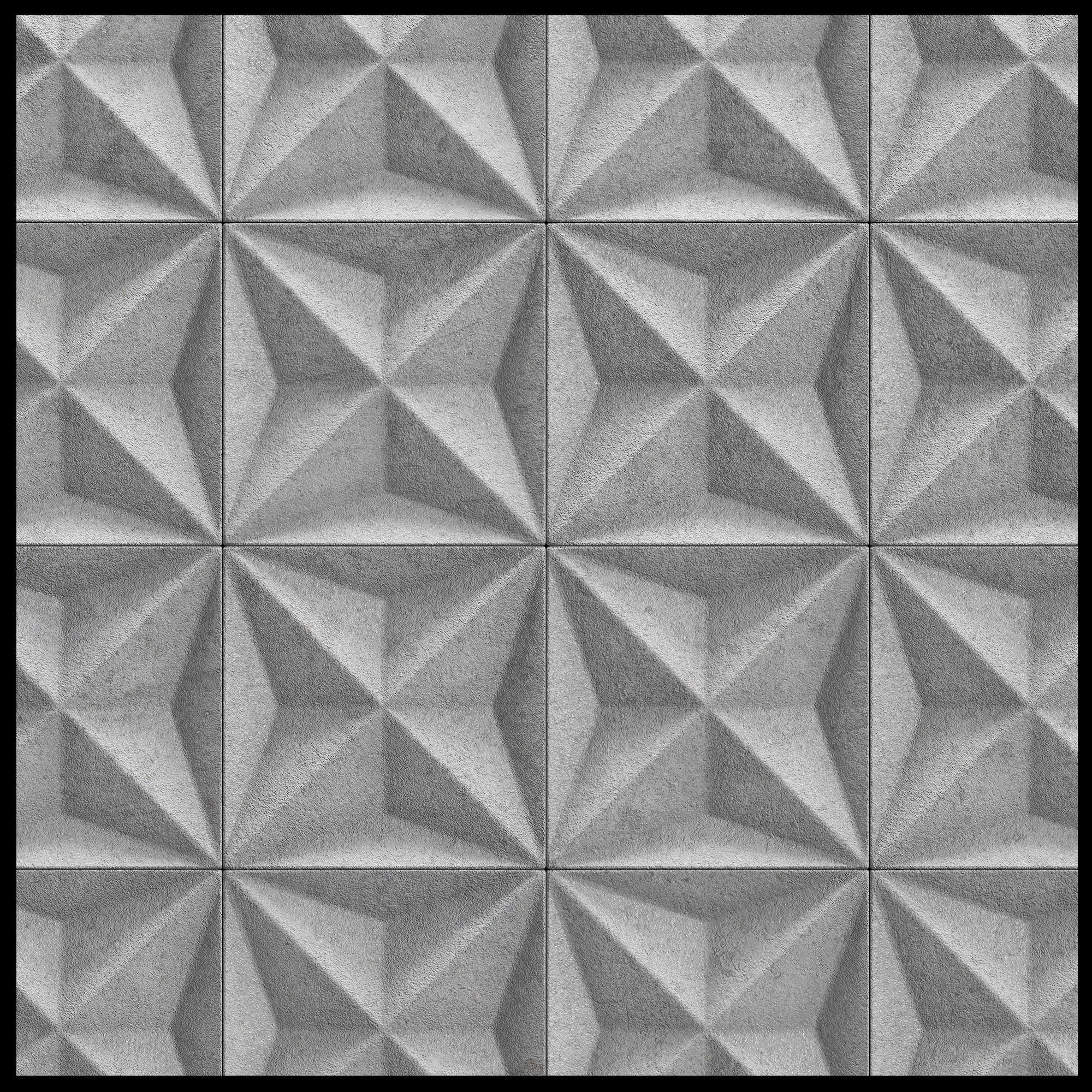 3D panel star 3D model | CGTrader