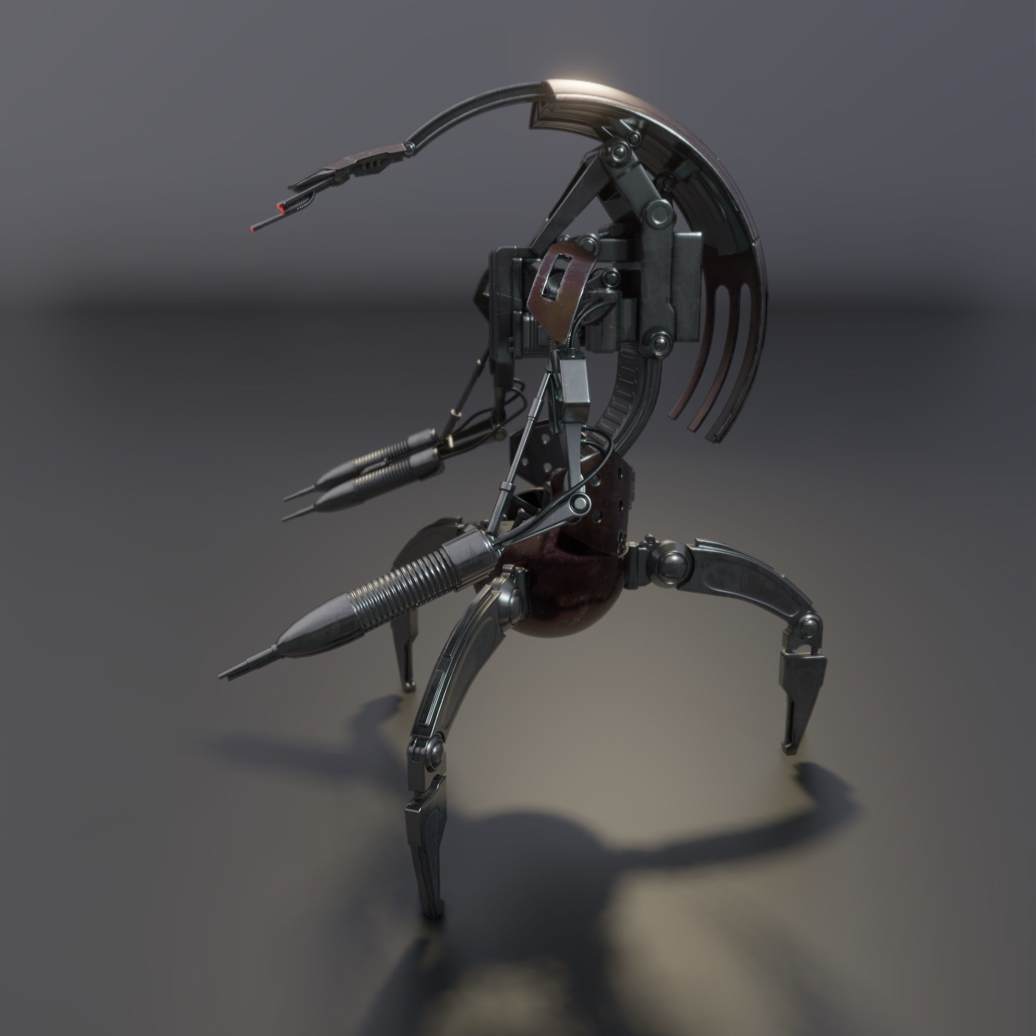 3D model Star Wars - Droideka VR / AR / low-poly | CGTrader