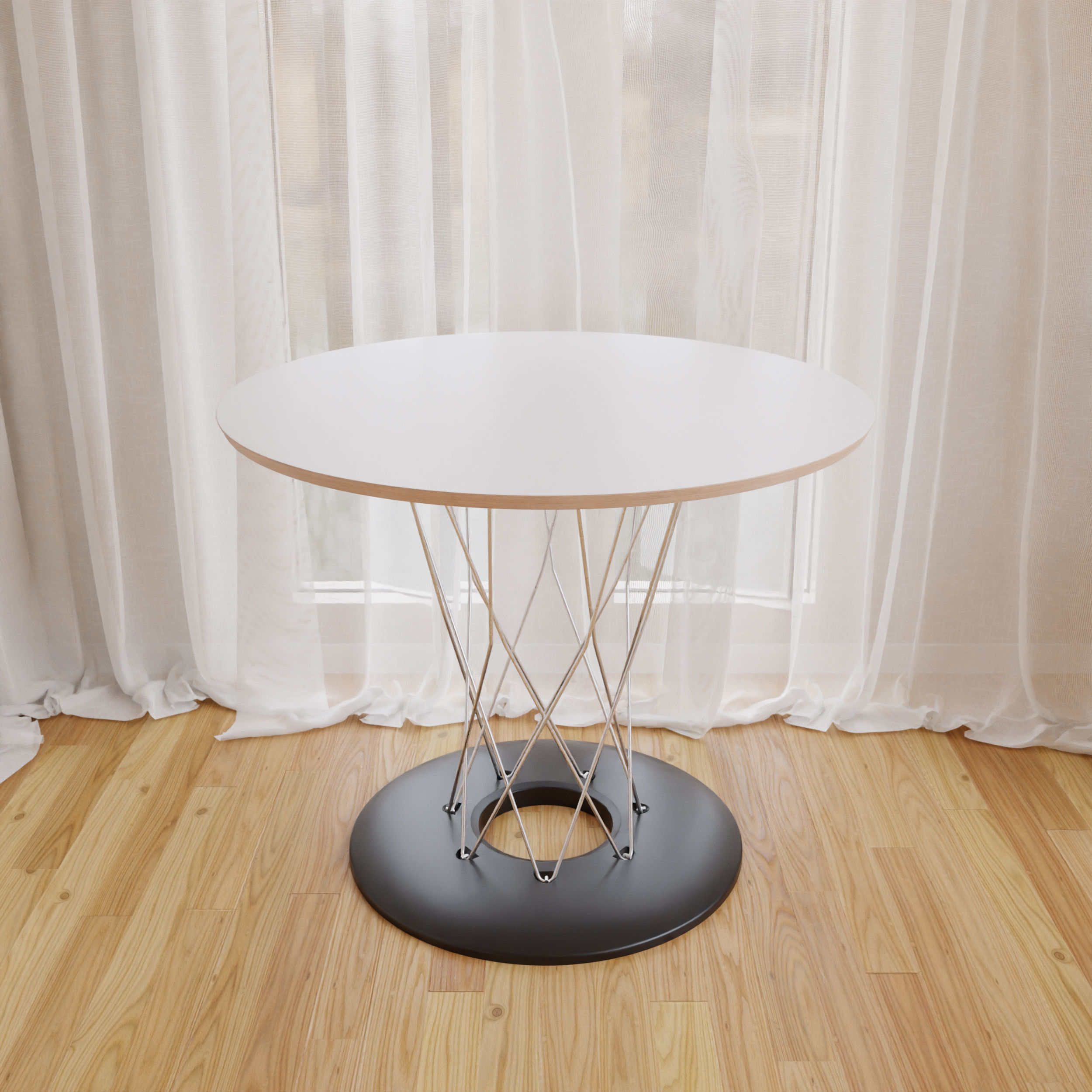 Cyclone Dining Table Replica 001 3D model | CGTrader
