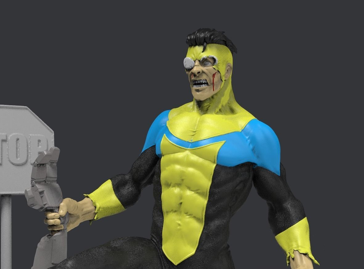 Ivincible vs Reanimatron Statue 3D model 3D printable | CGTrader