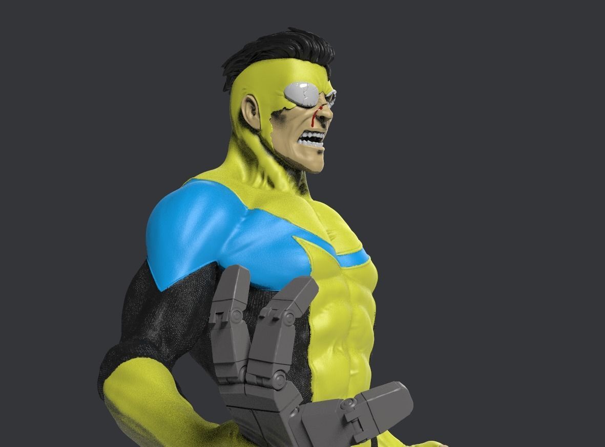 Ivincible vs Reanimatron Statue 3D model 3D printable | CGTrader