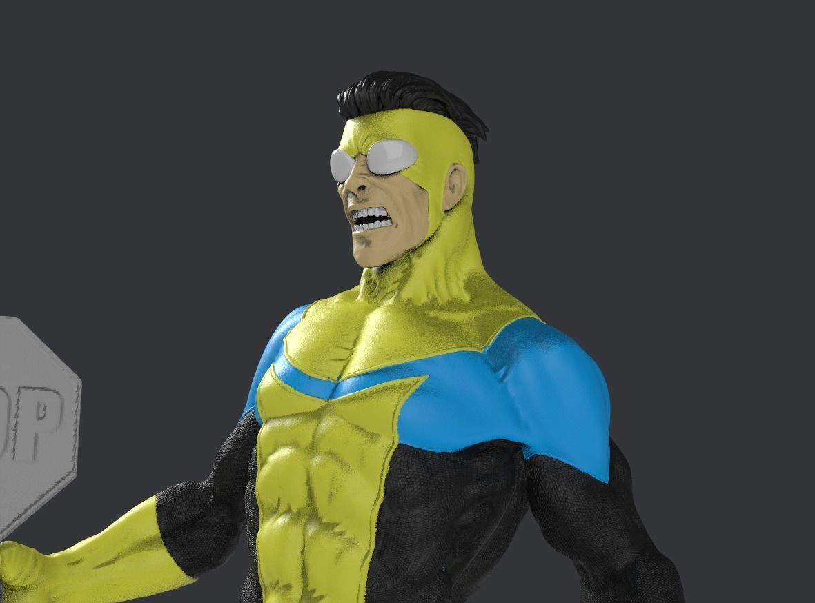 Ivincible vs Reanimatron Statue 3D model 3D printable | CGTrader