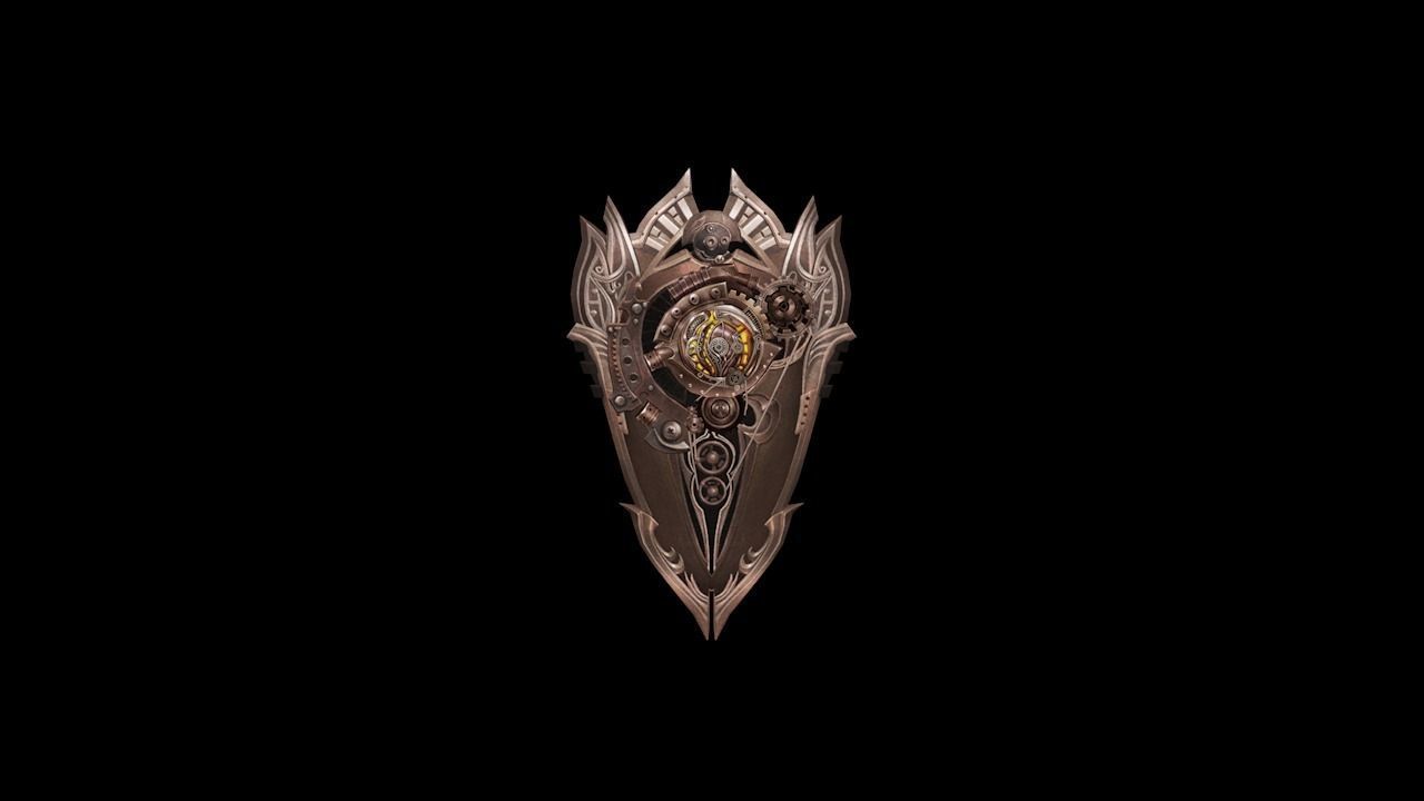 Steampunk Shield 3D model | CGTrader