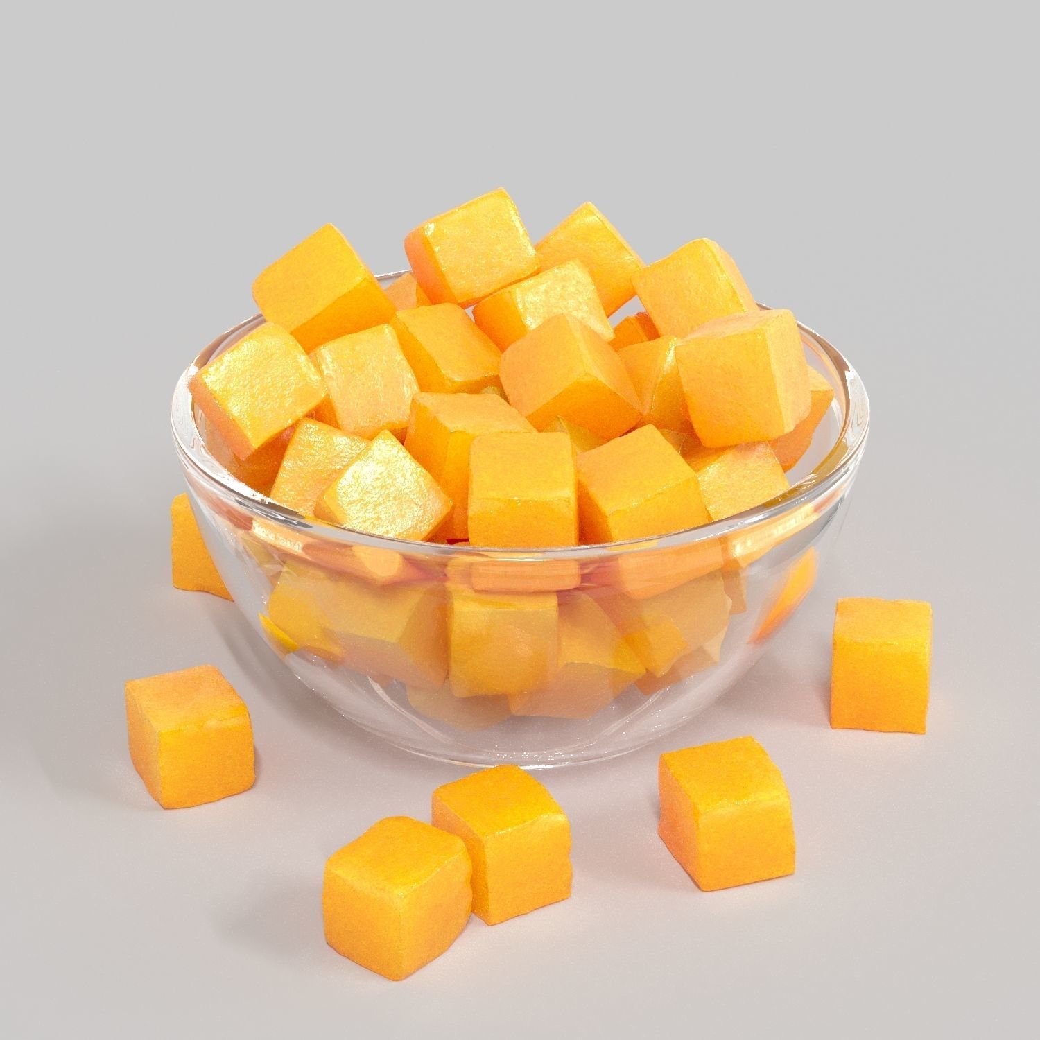 Mango cube 3D model | CGTrader