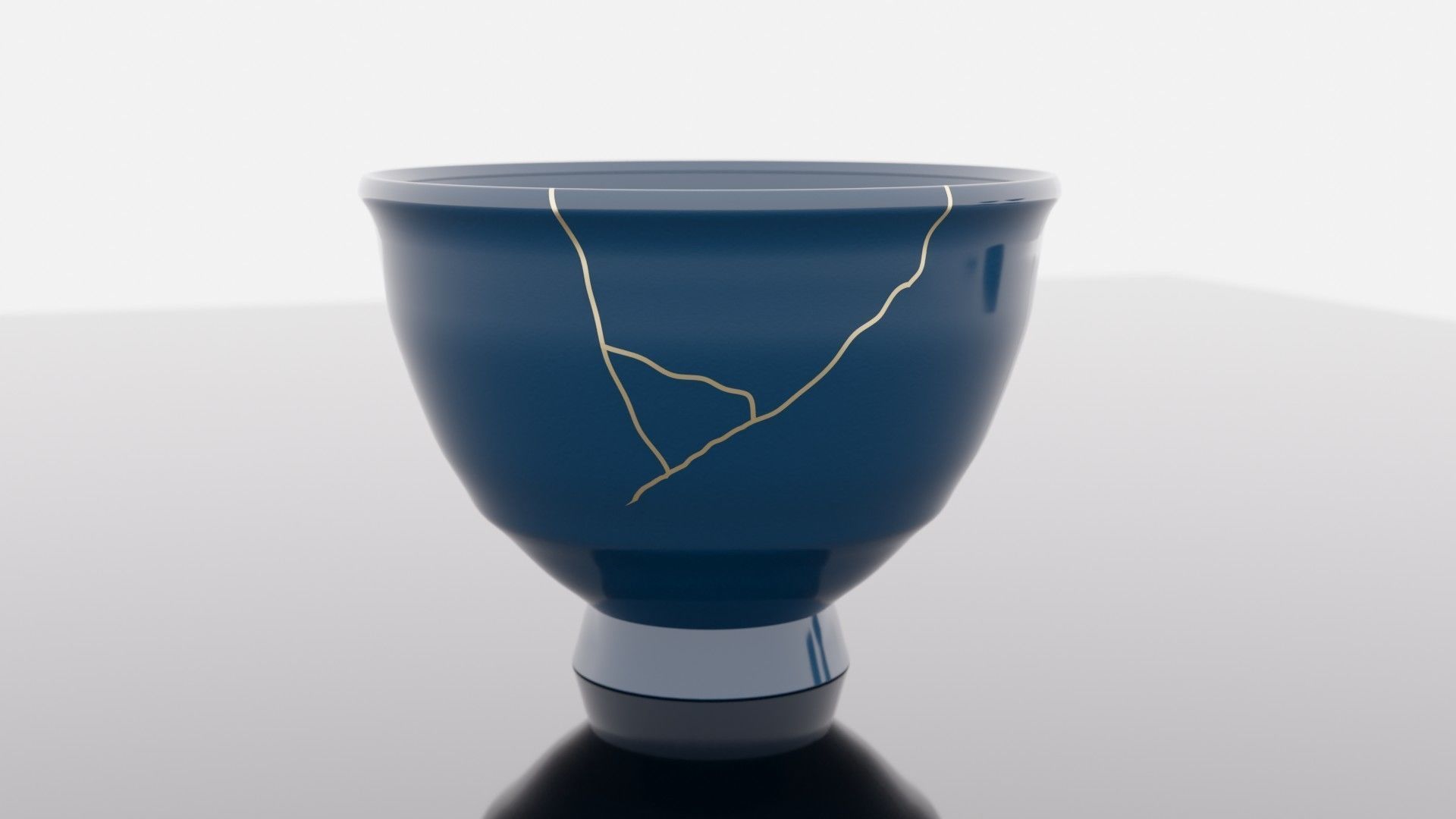 Kintsugi Tea Bowls - Japan Collection 3D model | CGTrader