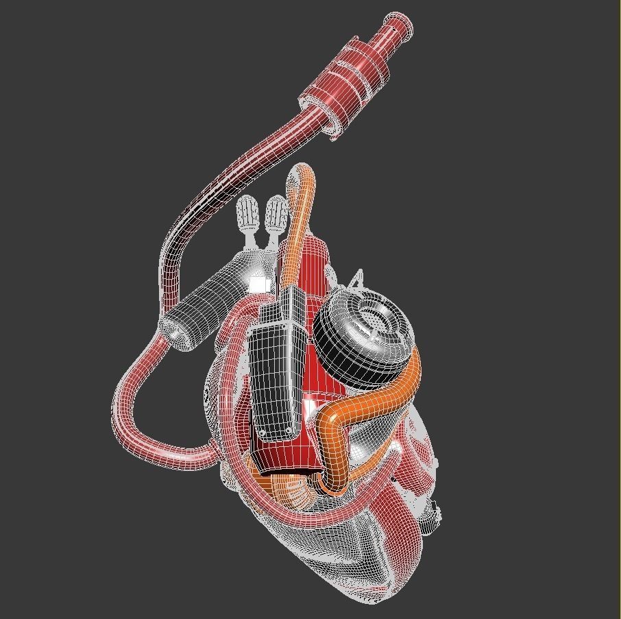 Artificial cyber heart 3D model | CGTrader