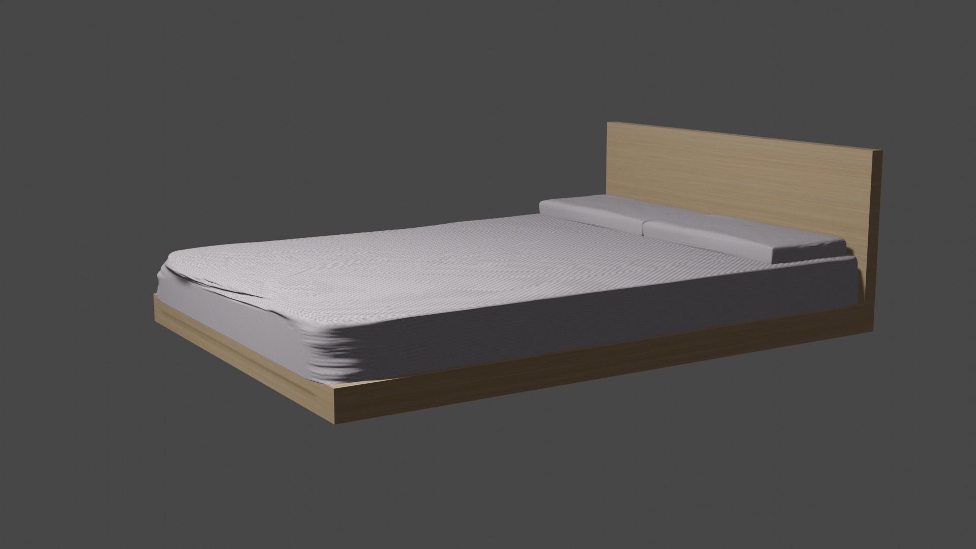 Bed Blender 3D model | CGTrader