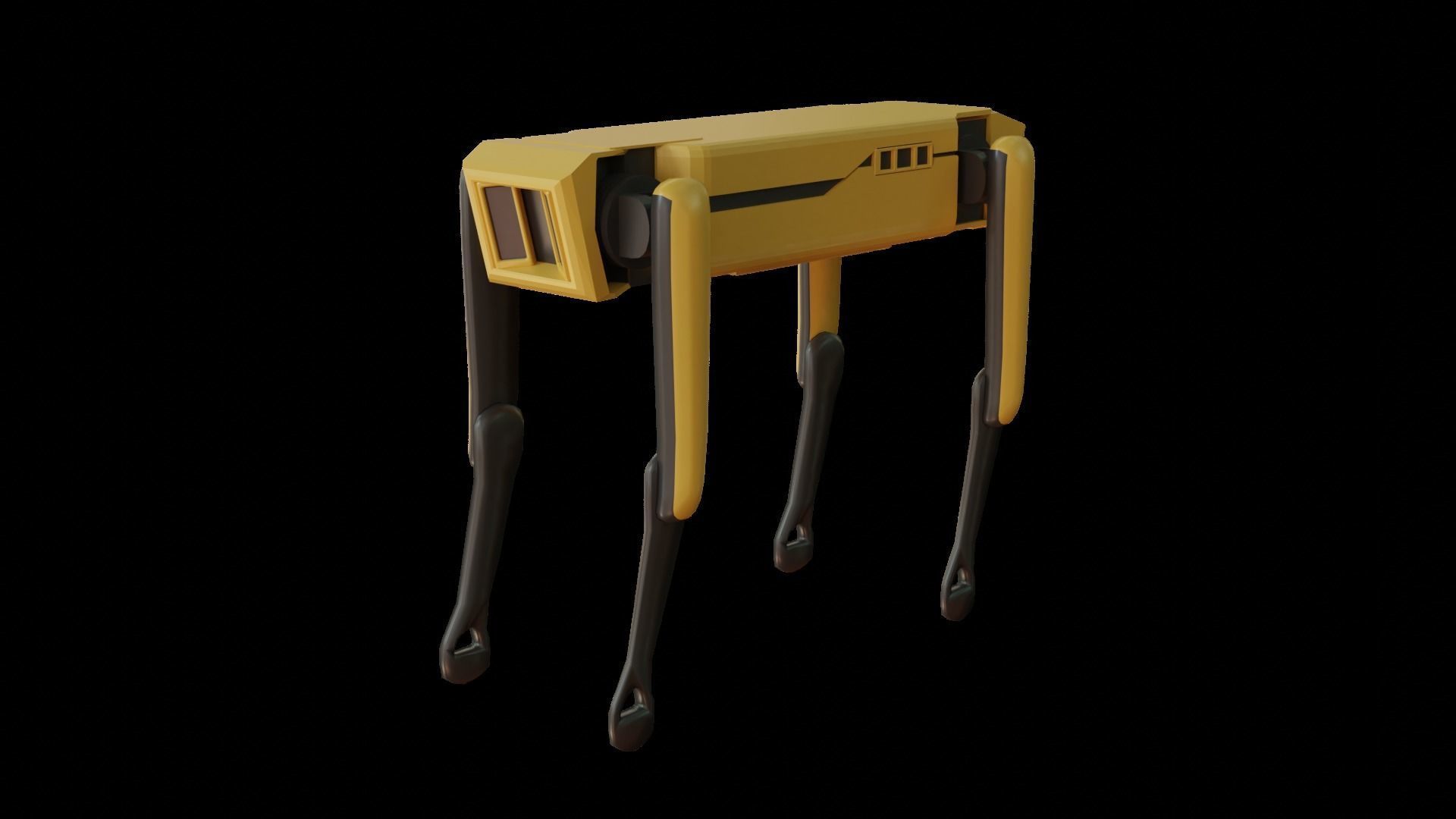 Spot Robot Dog free 3D model | CGTrader