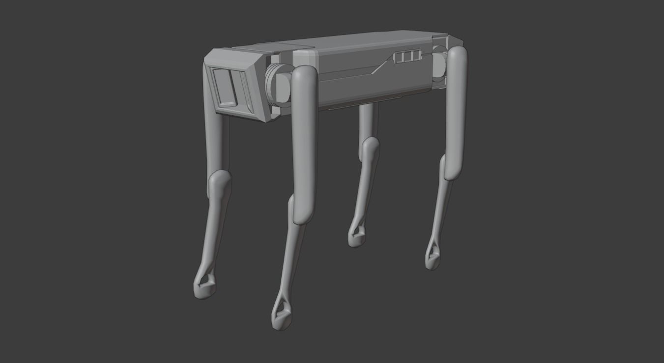 Spot Robot Dog free 3D model | CGTrader