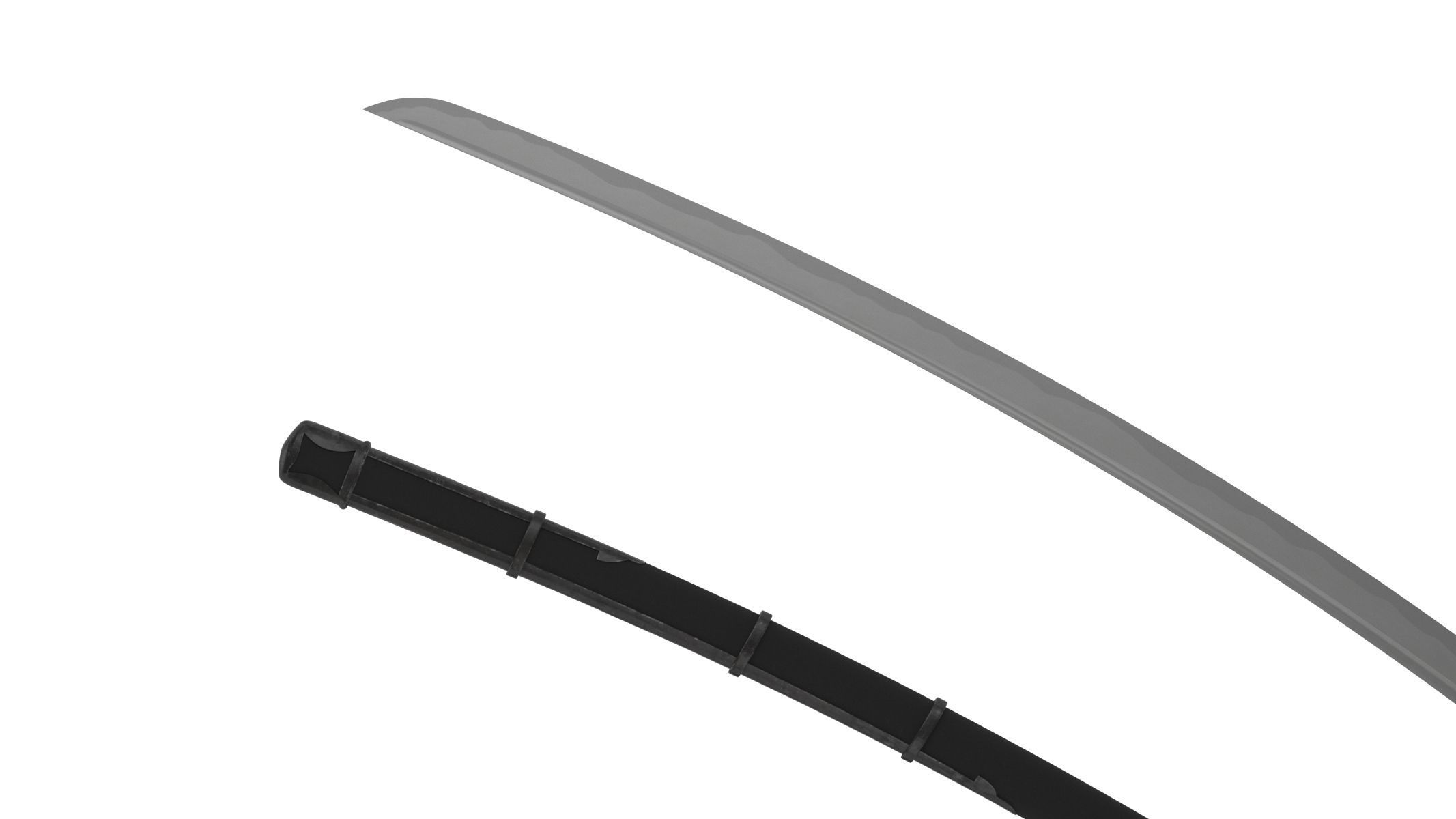 Long Odachi Sword 3D model | CGTrader