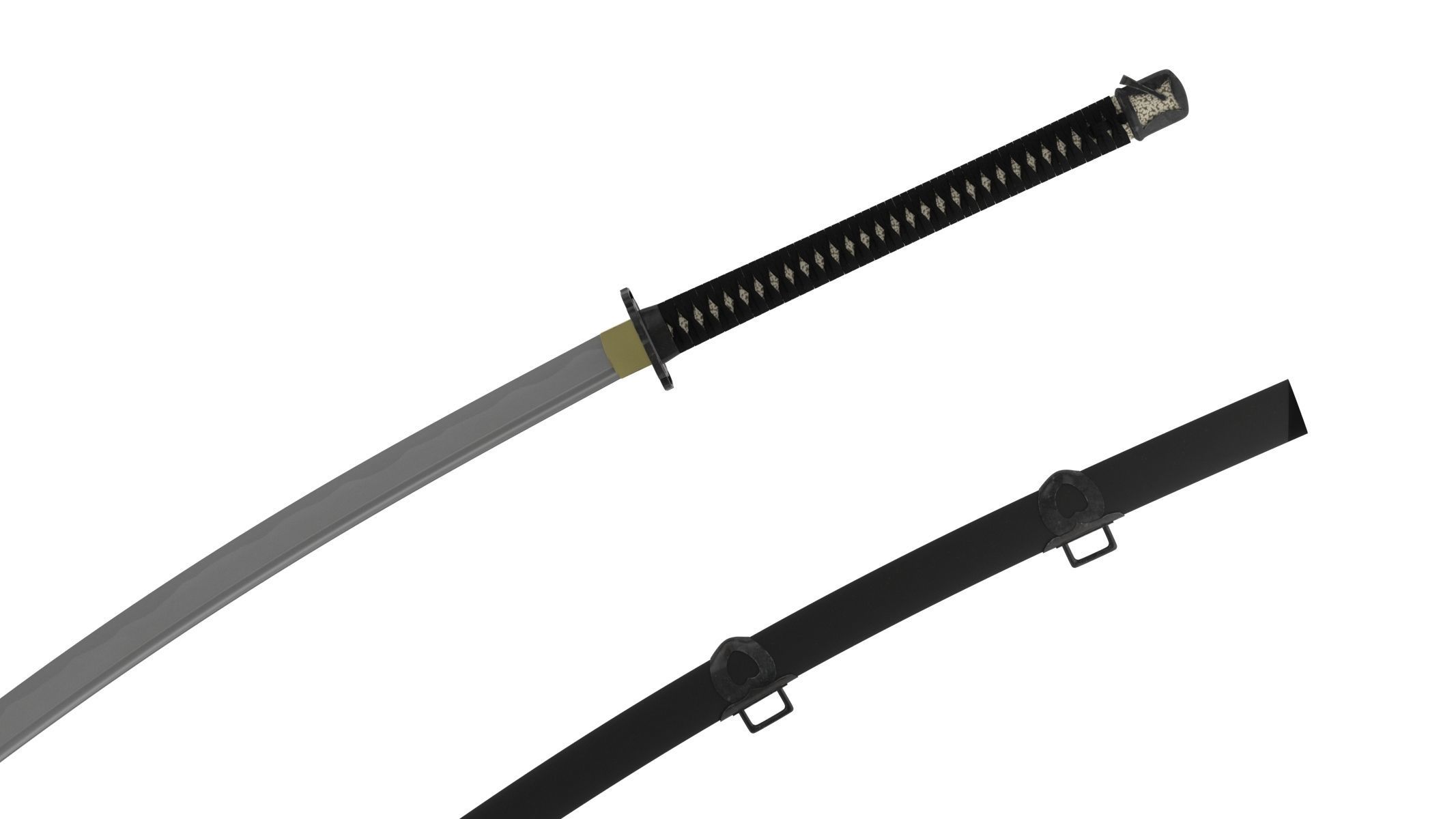 Long Odachi Sword 3D model | CGTrader