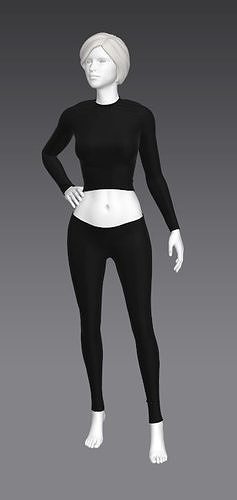 3D model Woman Clothing Pose 406 VR / AR / low-poly | CGTrader