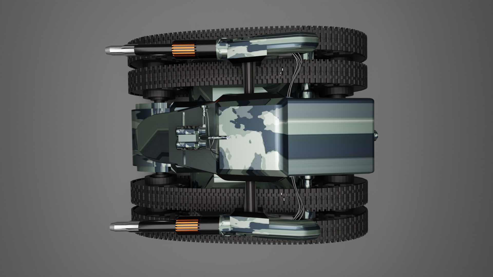 Cyber Tank 3D model animated | CGTrader