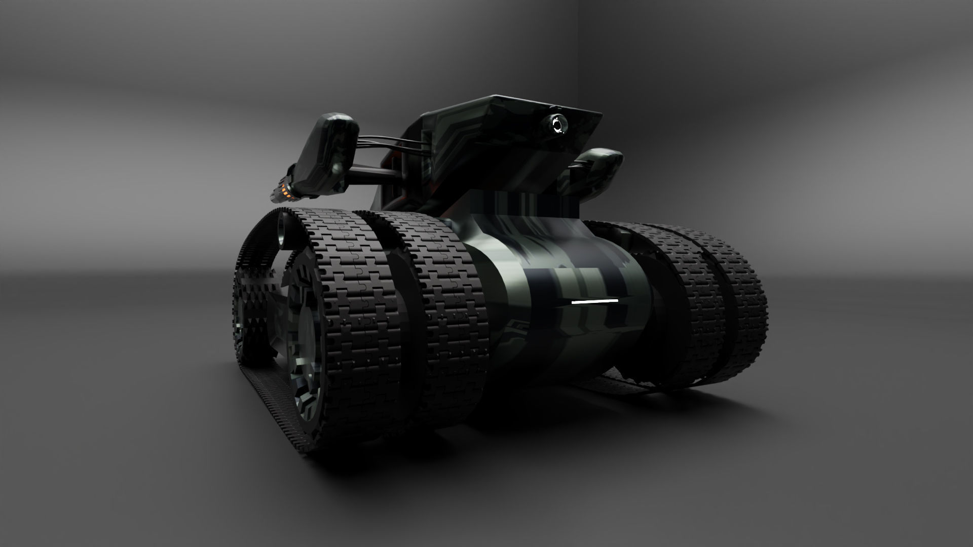 Cyber Tank 3D model animated | CGTrader