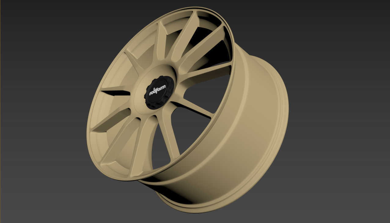 ROTIFORM DTM Wheel 3D model | CGTrader