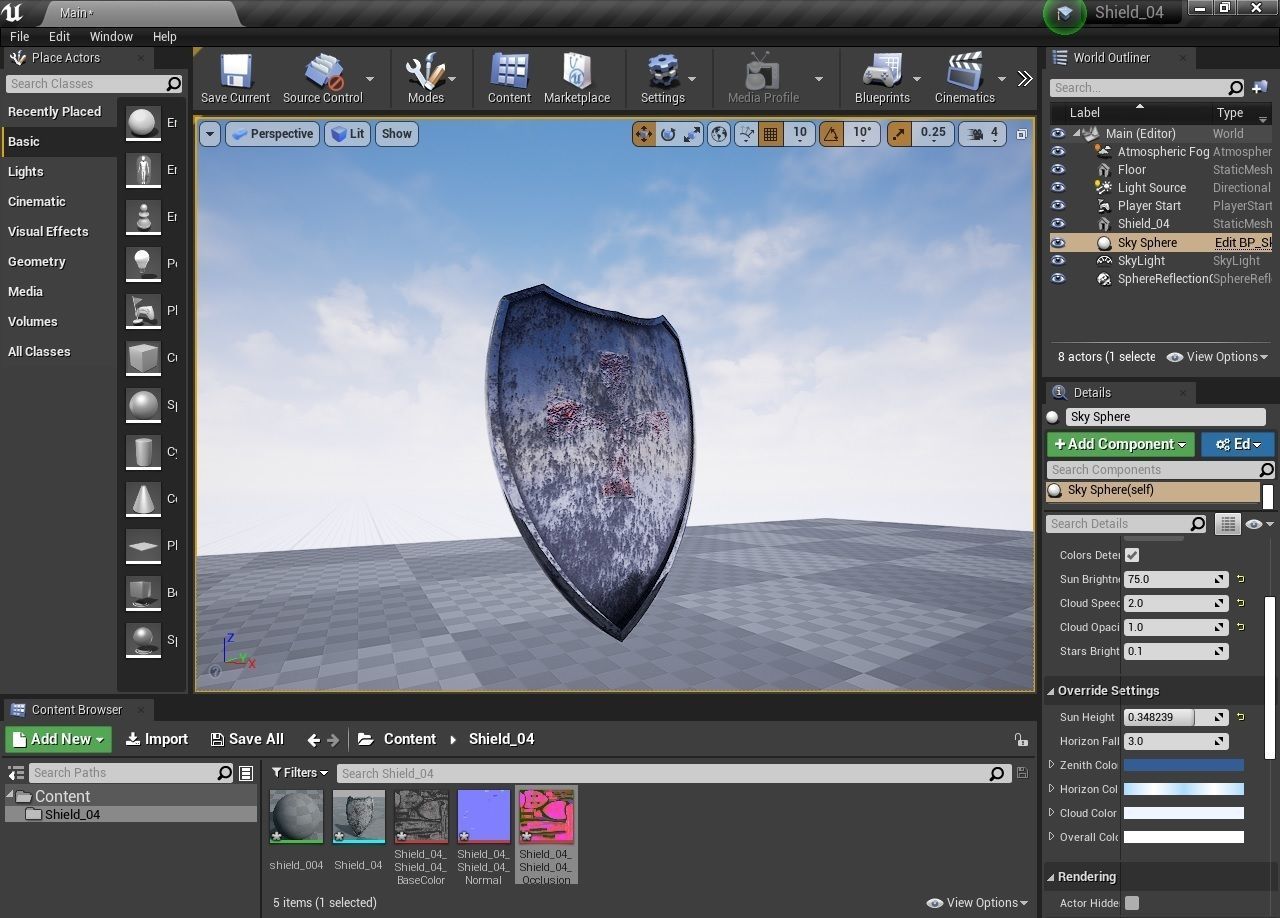 Shield 04 free VR / AR / low-poly 3D model | CGTrader