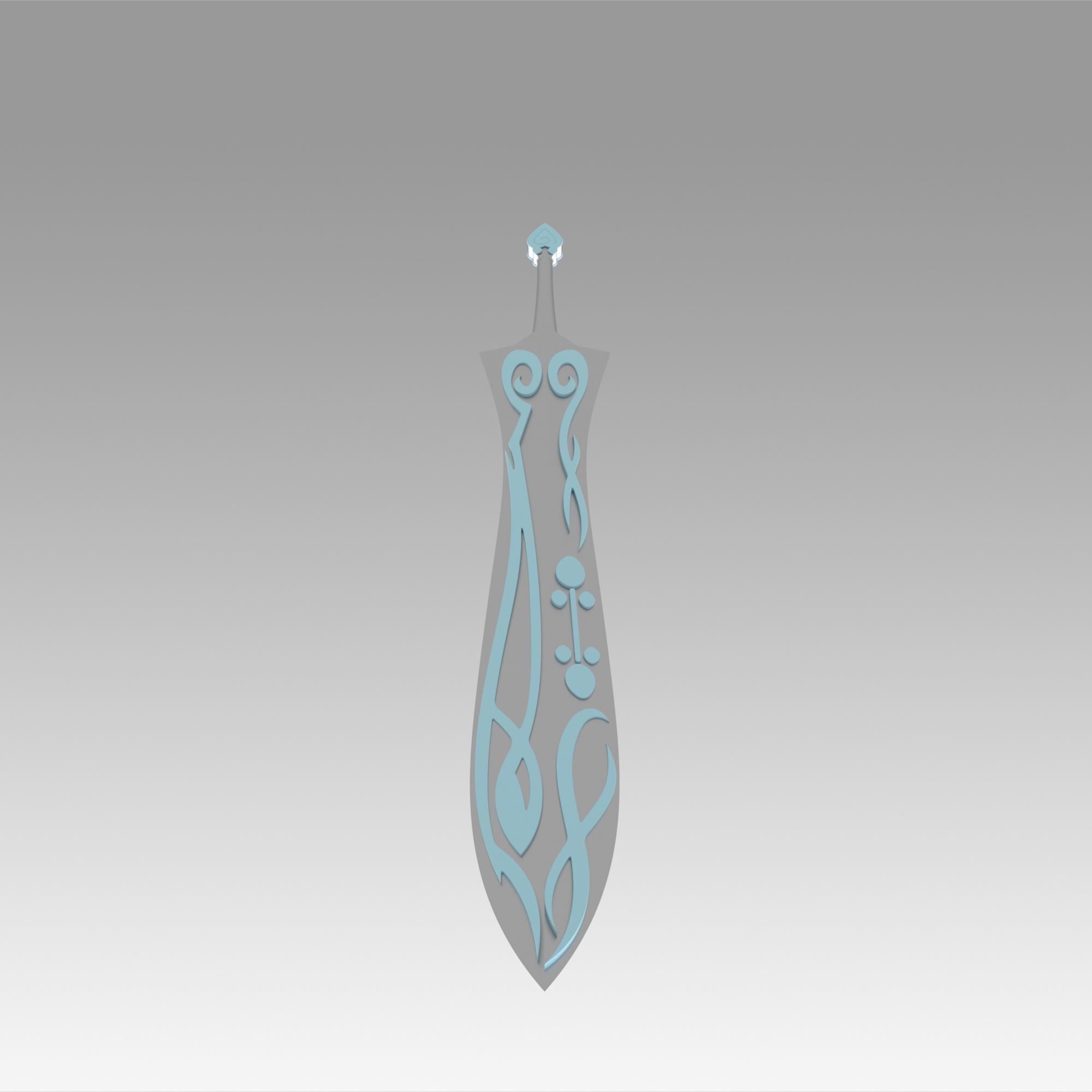 Twin Star Exorcists Benio Adashino Sword Cosplay Weapon Prop 3D model ...