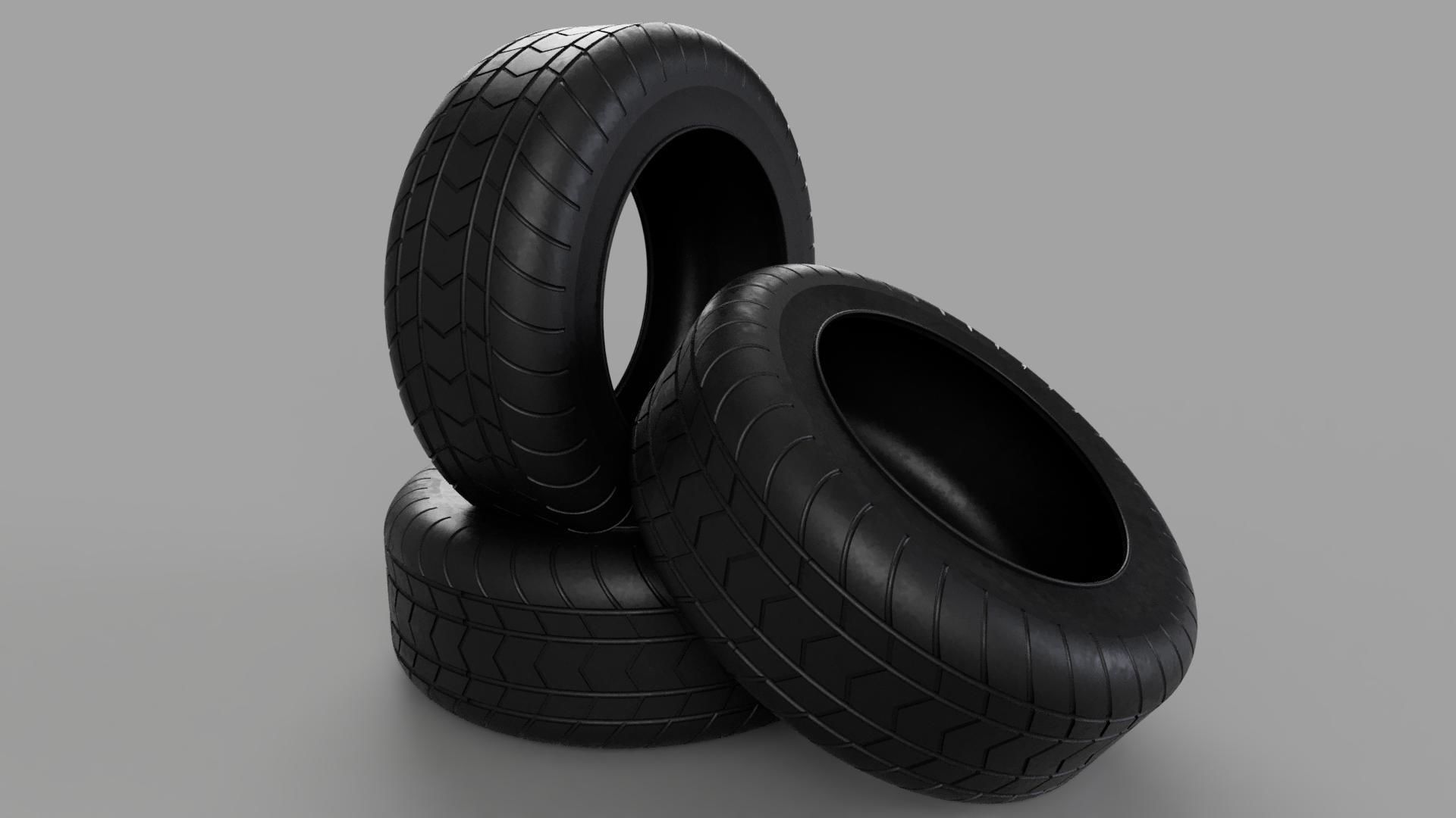 Free tire model free VR / AR / low-poly 3D model | CGTrader