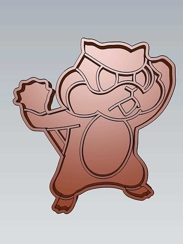 Pokemon Patrat Cookie Cutter Stamp Cake Decorating 3D model animated | CGTrader