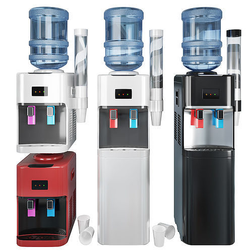 Water cooler 3D model | CGTrader