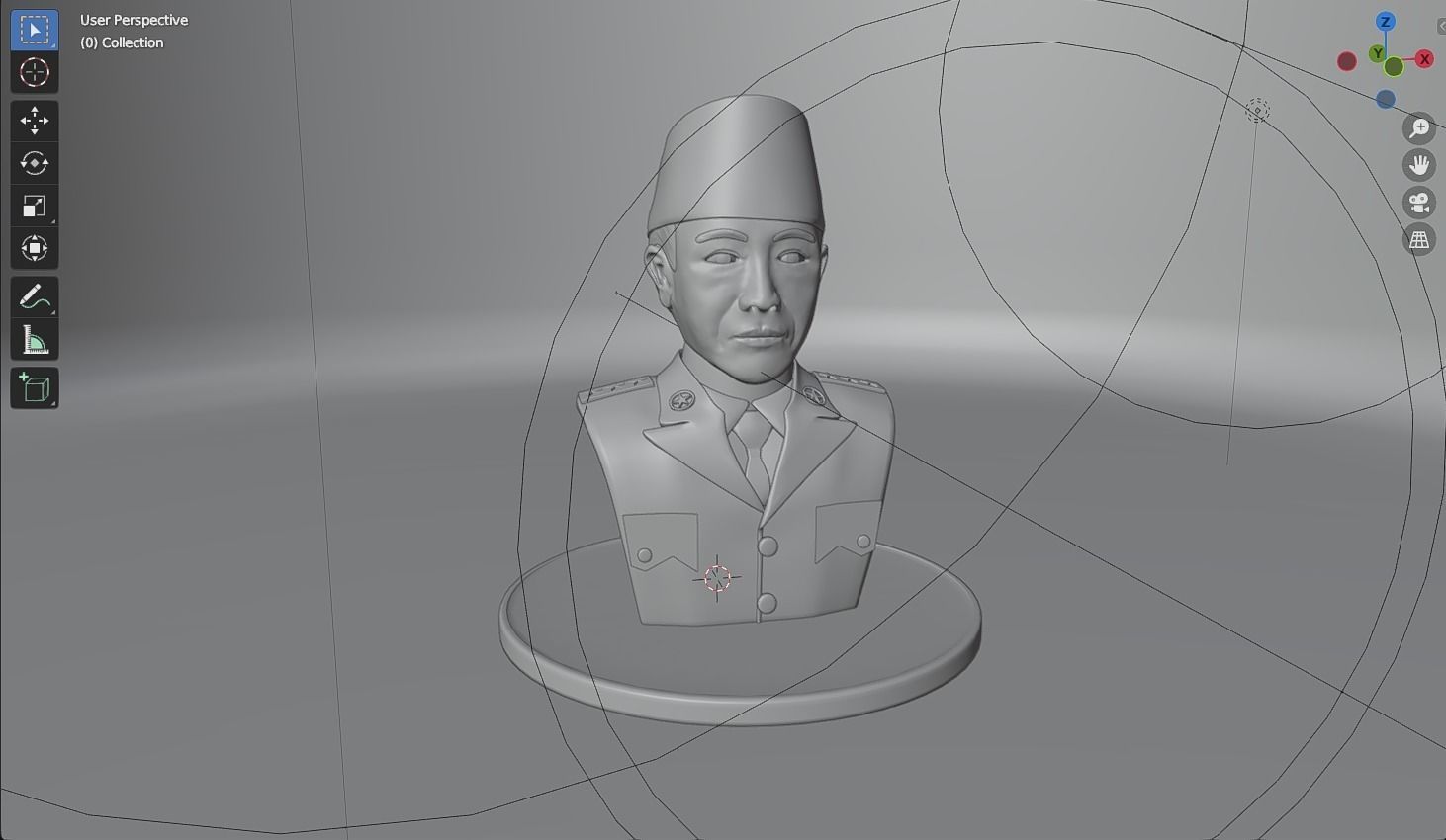 President Soekarno 3D model | CGTrader