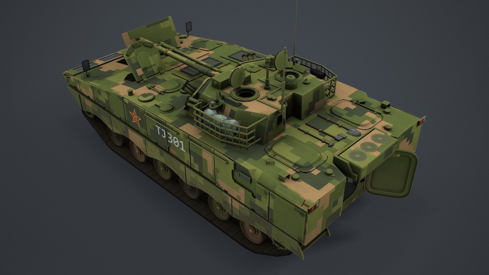3D model ZBD 04A VR / AR / low-poly | CGTrader