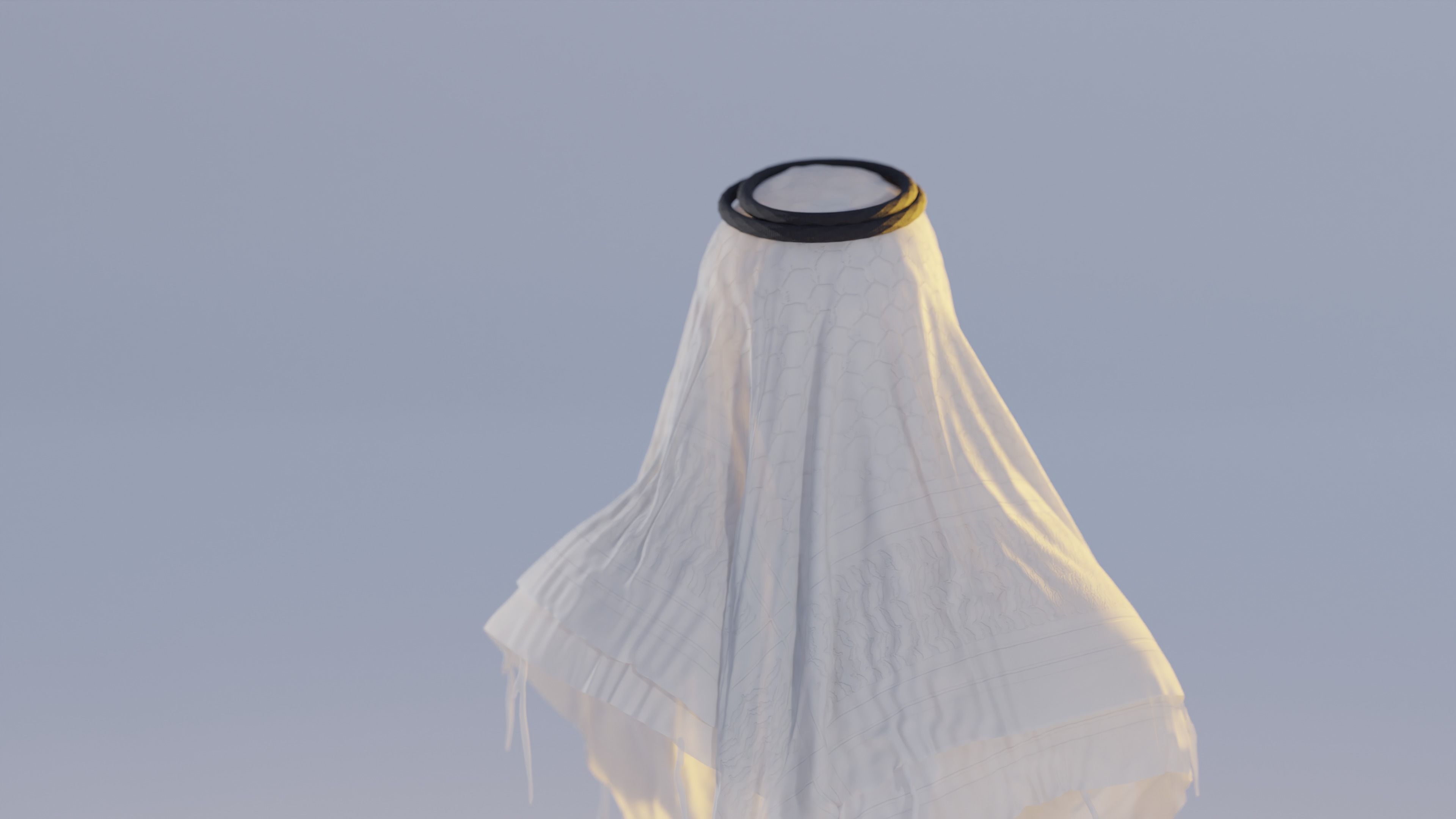 3D model Kafia shemagh Collection - Highpoly and Lowpoly VR / AR / low ...