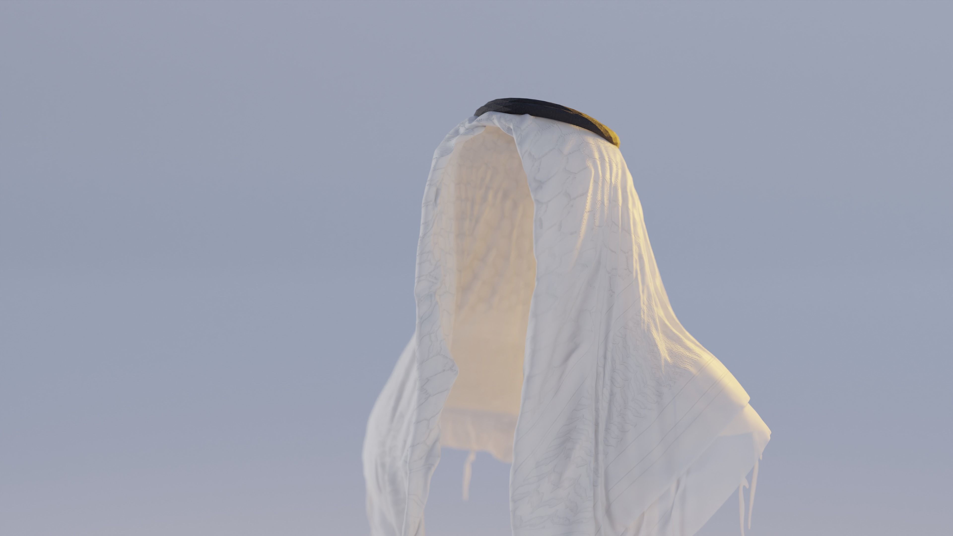 3D model Kafia shemagh Collection - Highpoly and Lowpoly VR / AR / low ...