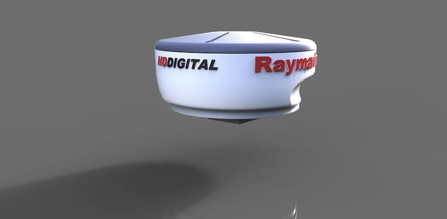 Radar Raymarine 3D model 3D printable | CGTrader