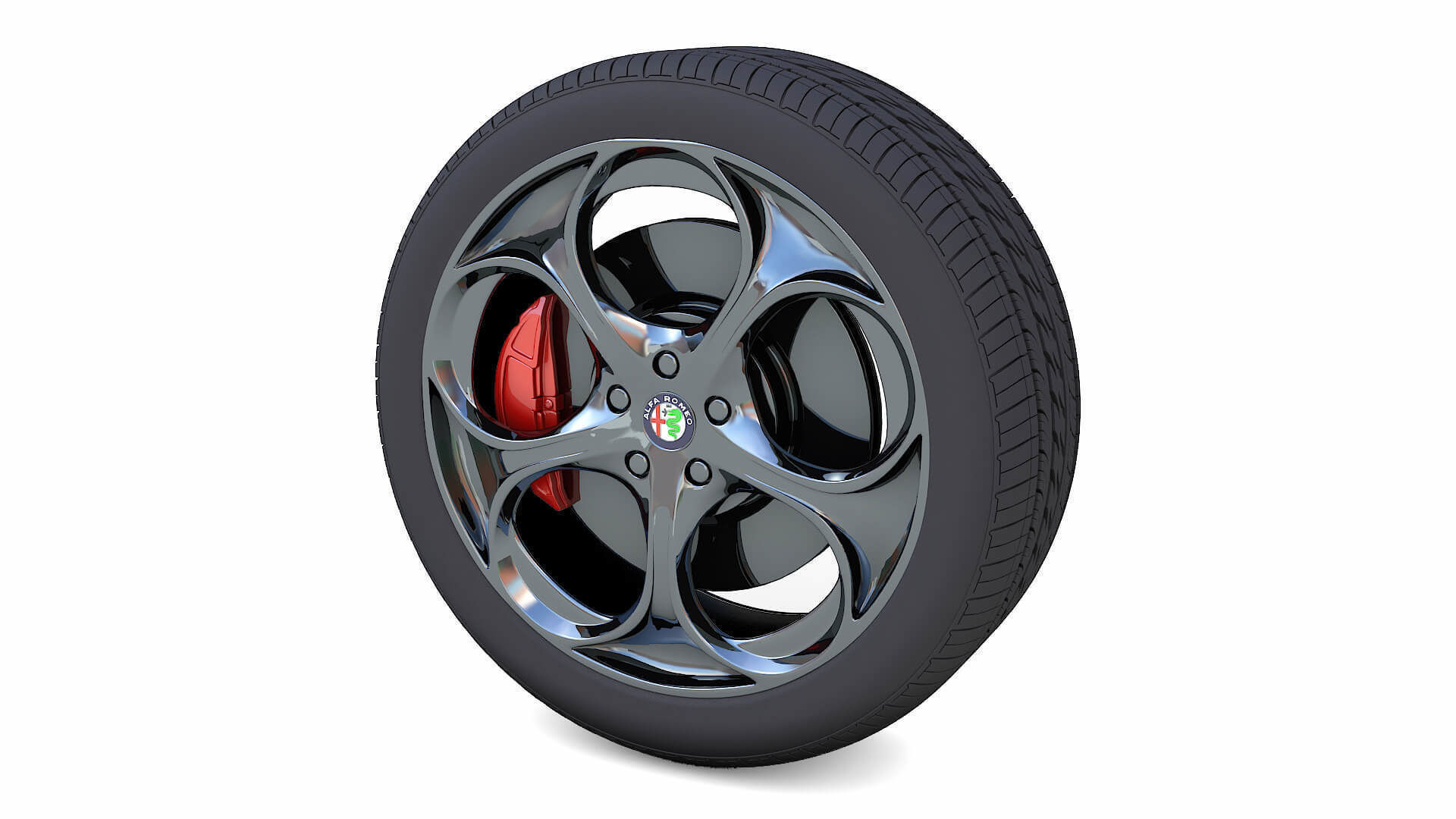 3D model Alfa Romeo Giulia Rim 3D Model VR / AR / low-poly | CGTrader