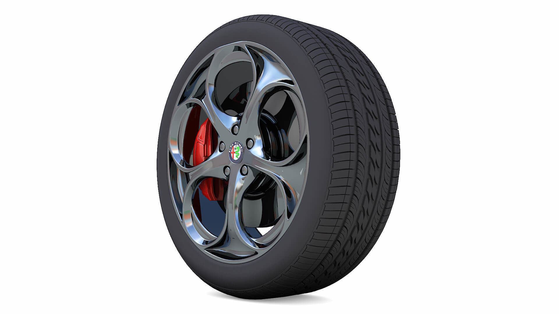 3D model Alfa Romeo Giulia Rim 3D Model VR / AR / low-poly | CGTrader