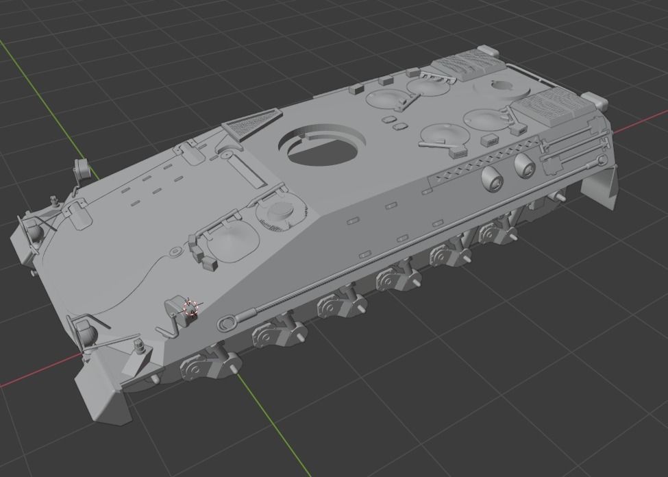Scalable Marder A1 IFV 3D model 3D printable | CGTrader