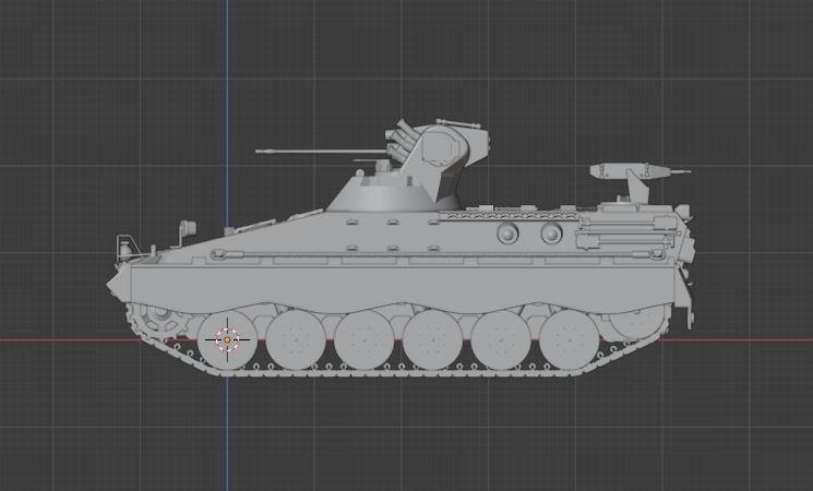Scalable Marder A1 IFV 3D model 3D printable | CGTrader
