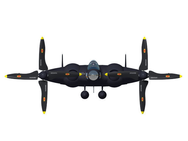 XF5U flying pancake 3D model | CGTrader