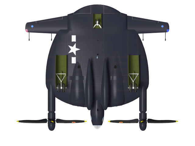 XF5U flying pancake 3D model | CGTrader