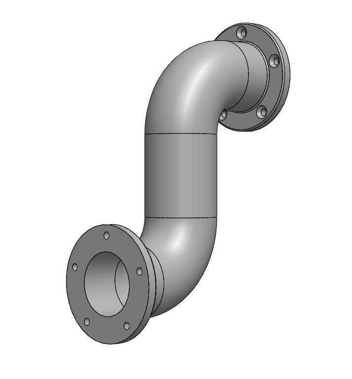 Pipe connector v01 - 3D print model 3D model 3D printable | CGTrader