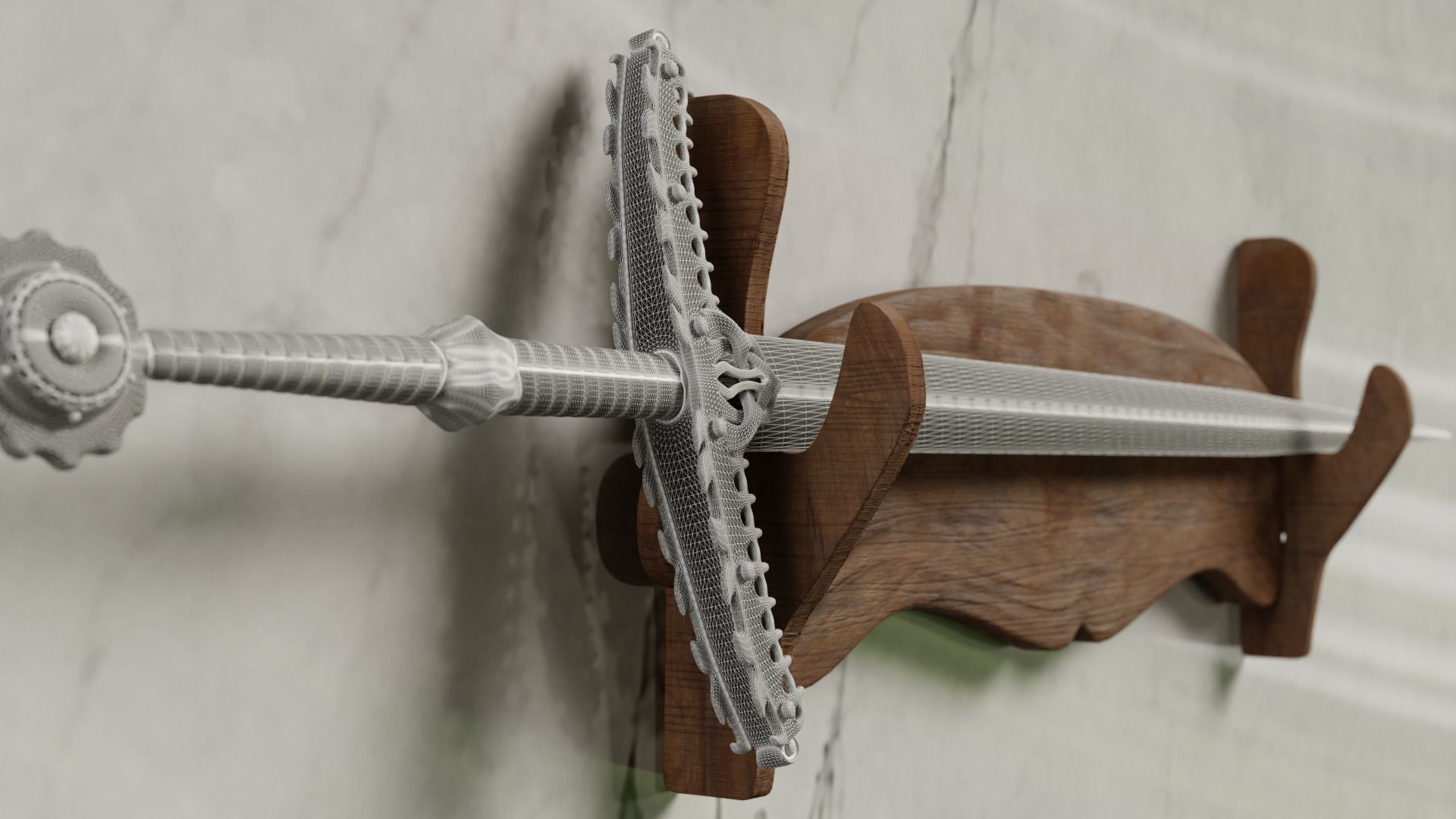 Highly Detailed Sword 3D model | CGTrader