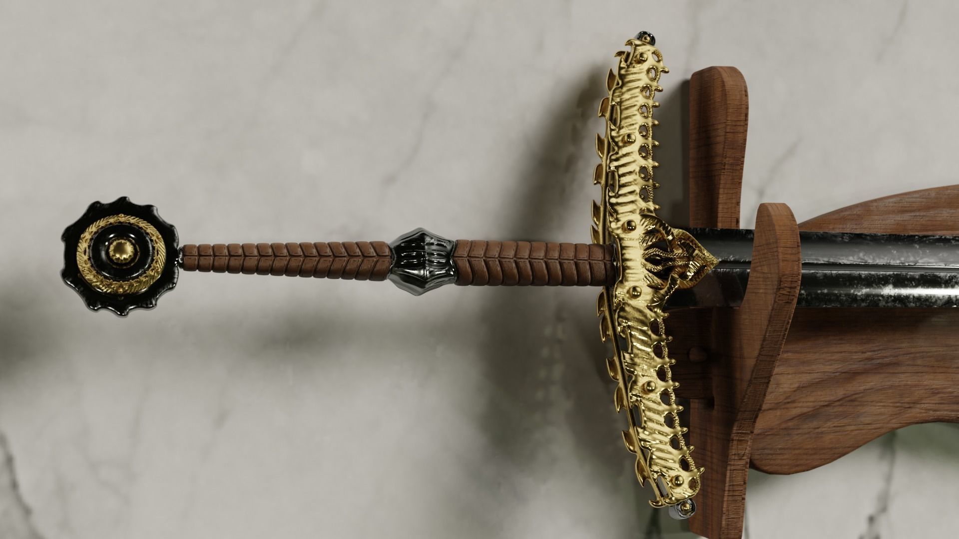 Highly Detailed Sword 3D model | CGTrader