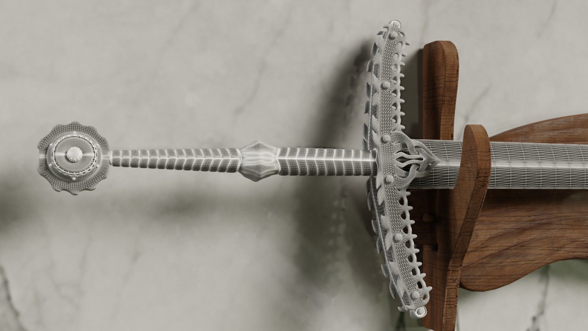 Highly Detailed Sword 3D model | CGTrader